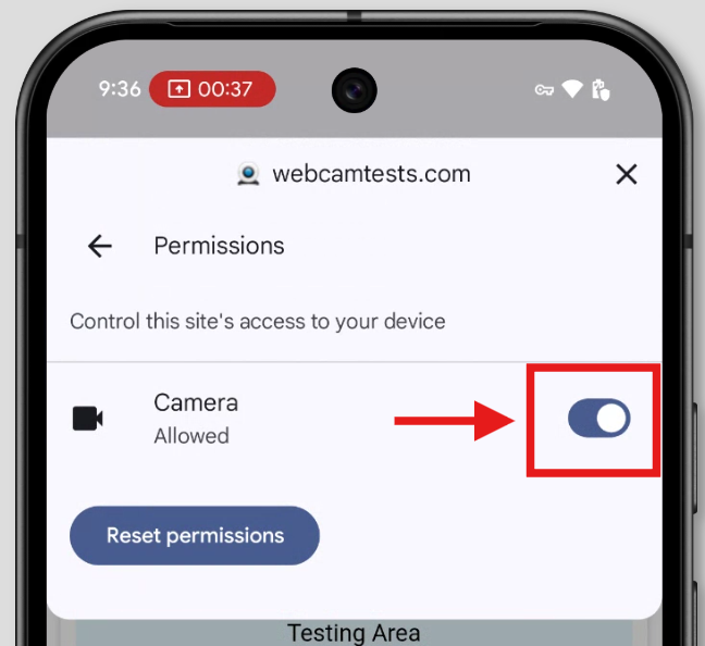 How to unblock camera for ID verification 📷 – Abound